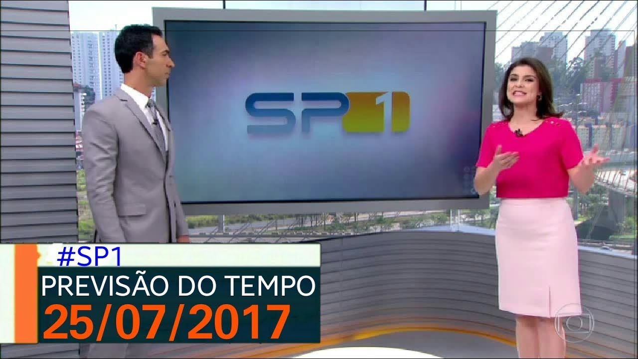 SPTV 1° Edição (#SP1): Previsão do Tempo (25/07/2017) - YouTube