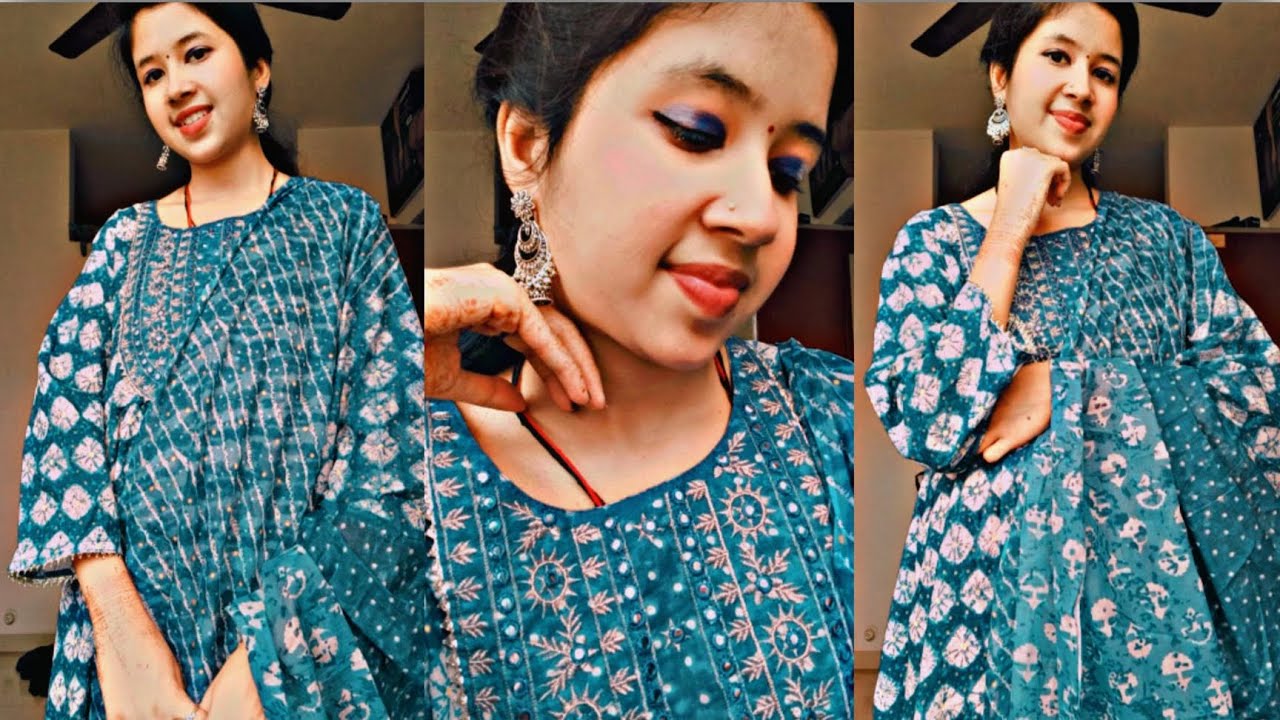 Shadi Function Makeup Look 💙) makeup tutorial | affordable products makeup look step by step 💙 ...