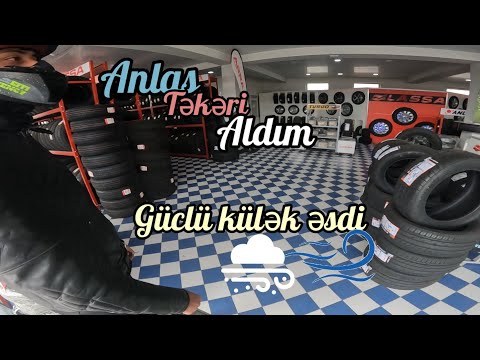Türkiyə brendi Anlas təkəri aldım/Arxa təkər necə dəyişir ?Moto Vlog/Tarlan Abasov