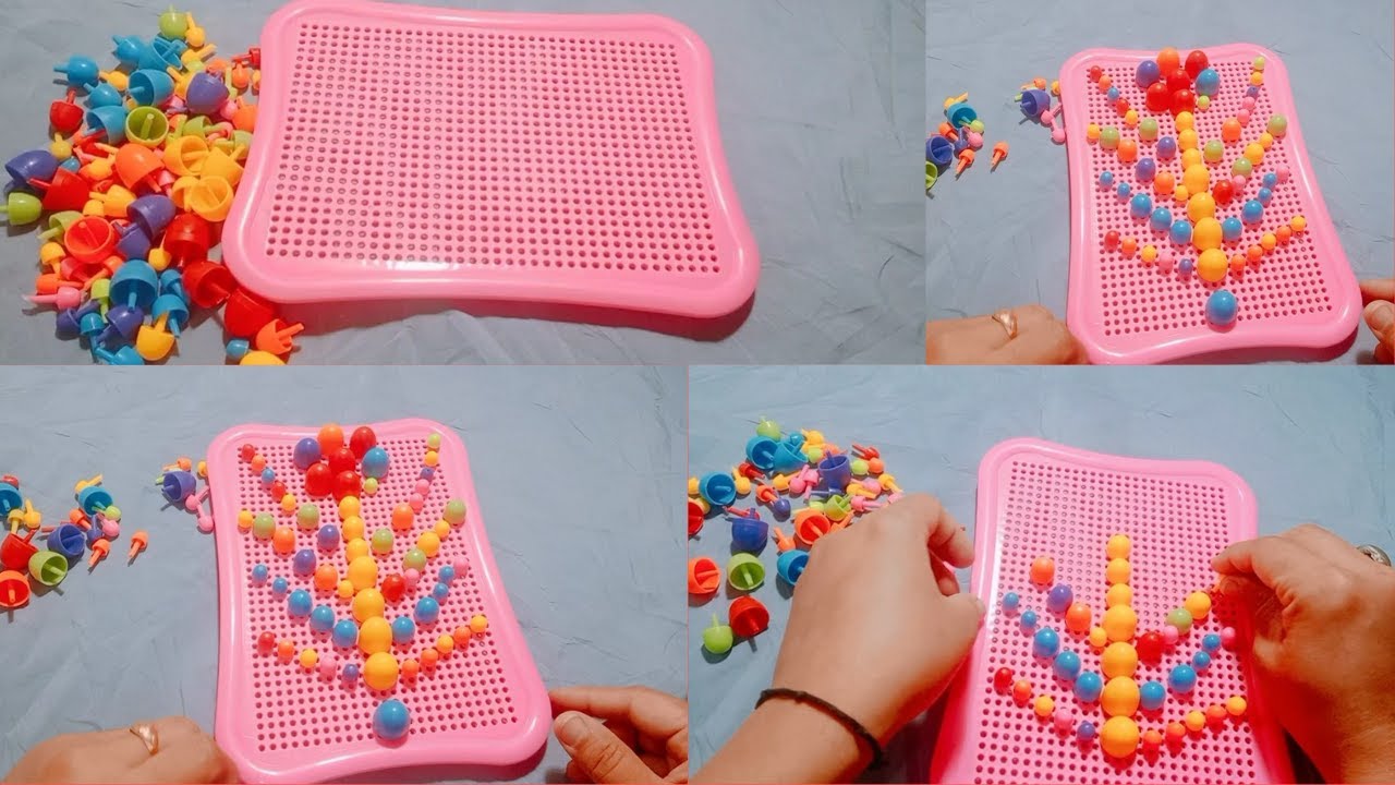 Pin Board Activity For Kids 3 || Kid Colors - YouTube