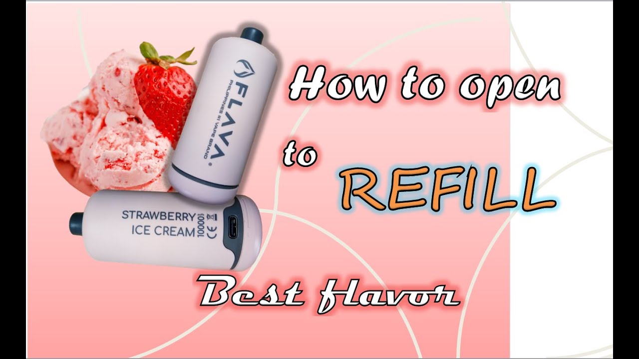 flava strawberry ice cream 10000 puffs || disposable vape || best ...