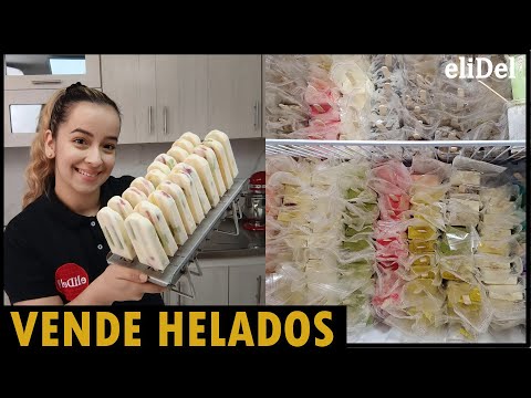 17 Sabores 1 sola RECETA Helados para VENDER 💰El mejor NEGOCIO para los Días de CALOR 🥵