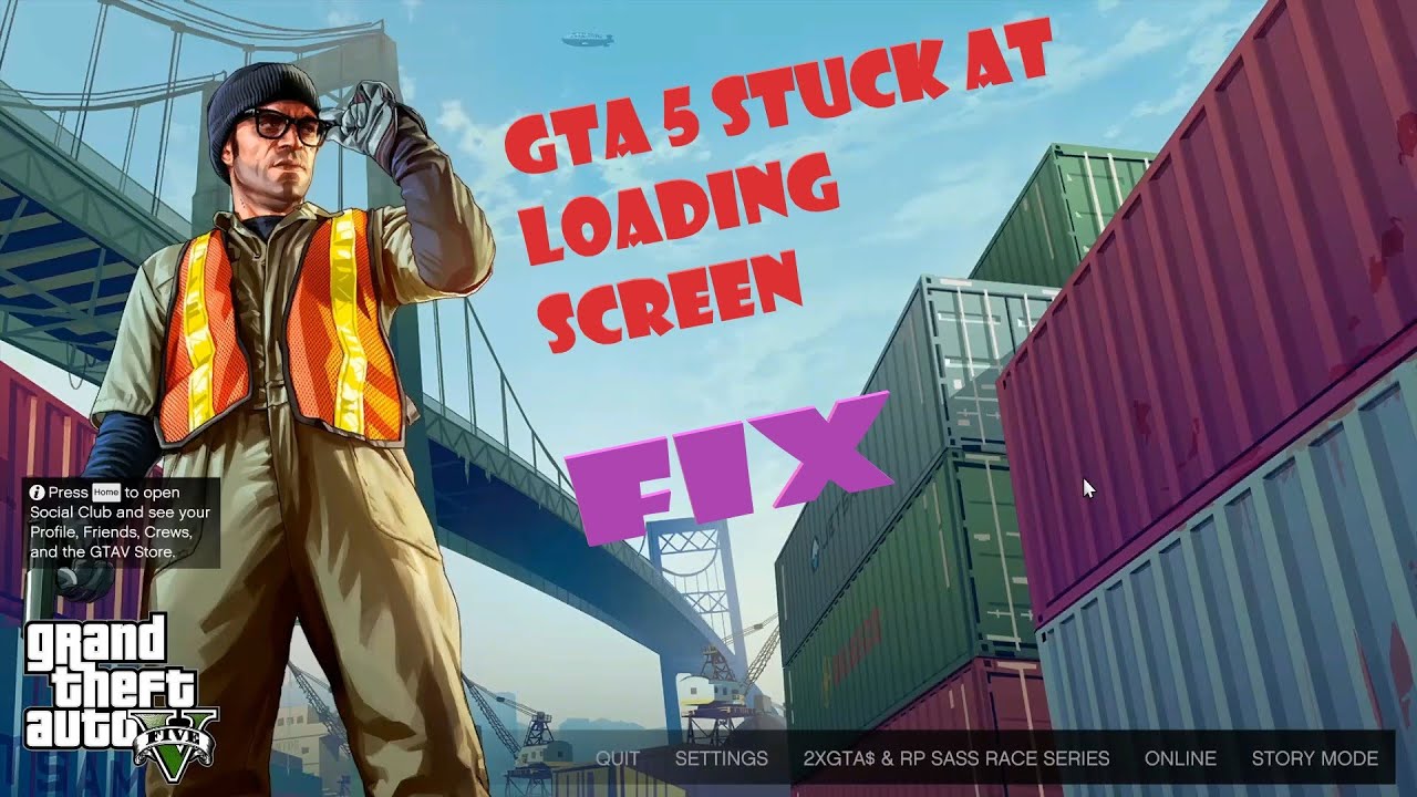 GTA 5 Online Loading Screen Stuck | HOW TO FIX GTA LOADING SCREEN STUCK ...