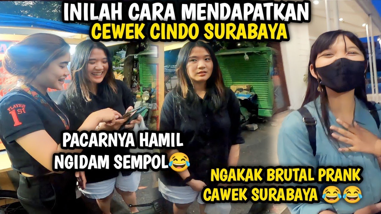 INILAH CARA MUDAH MENDAPATKAN CEWEK CINDO SURABAYA!! MOTOVLOG - YouTube