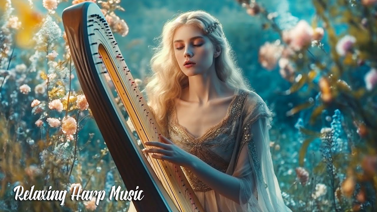 Beautiful Hymns Music | Relaxing Harp Music | Heavenly Background Music ...