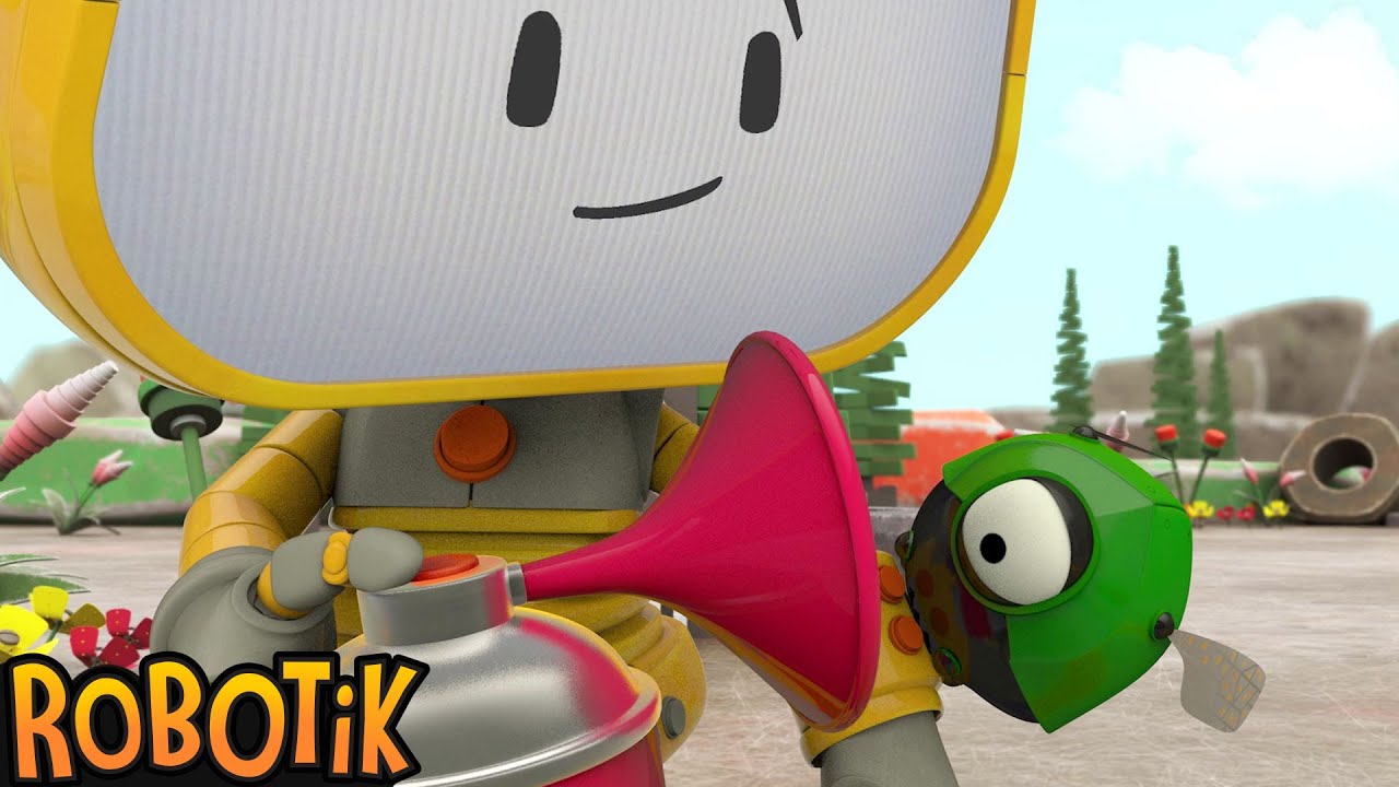 Robotik | BeetleBot Picnic | Robot Cartoons For Kids - YouTube