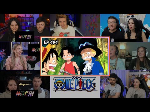 ONE PIECE | EIN DRITTER BRUDER, SABO?!! | FOLGE 494 | REAKTION-MASHUP | ONE PIECE