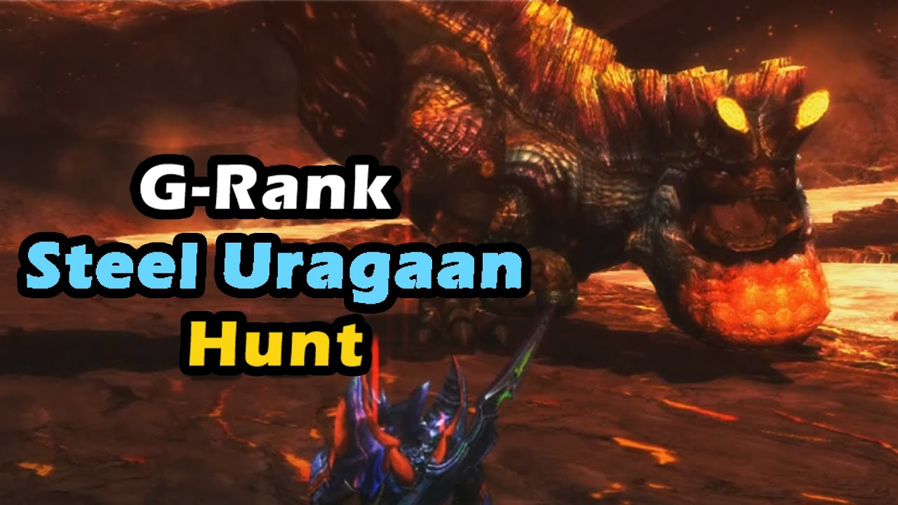 G-Rank Steel Uragaan and Uragaan Pallium Farm - Monster Hunter 3 ...