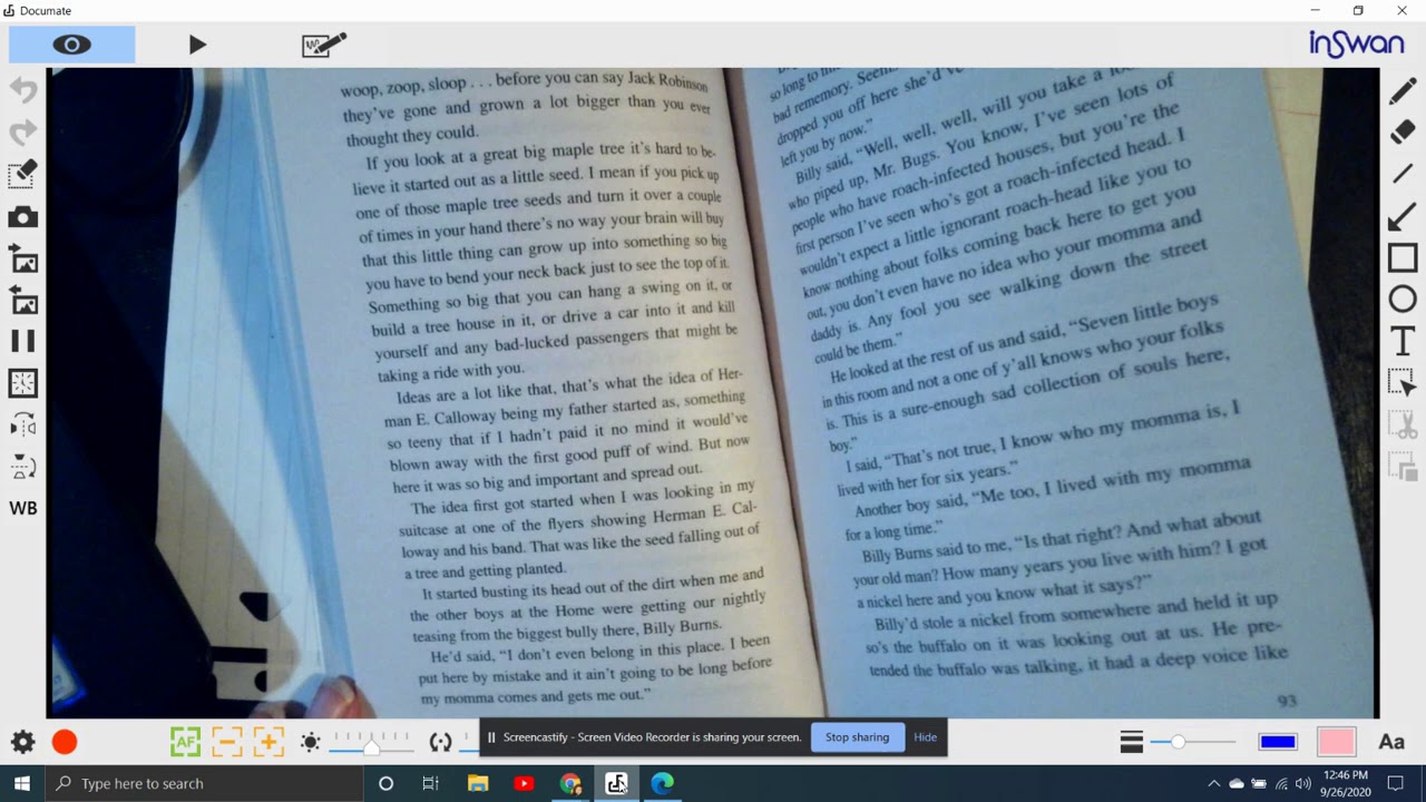 Bud, Not Buddy- Chapter 9 - YouTube