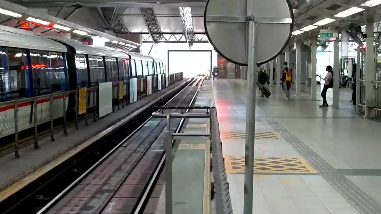 LRT KJL-Bombardier innovia Metro 300 Set 96 & innovia 200 Set 57 Arriving KL Sentral - YouTube