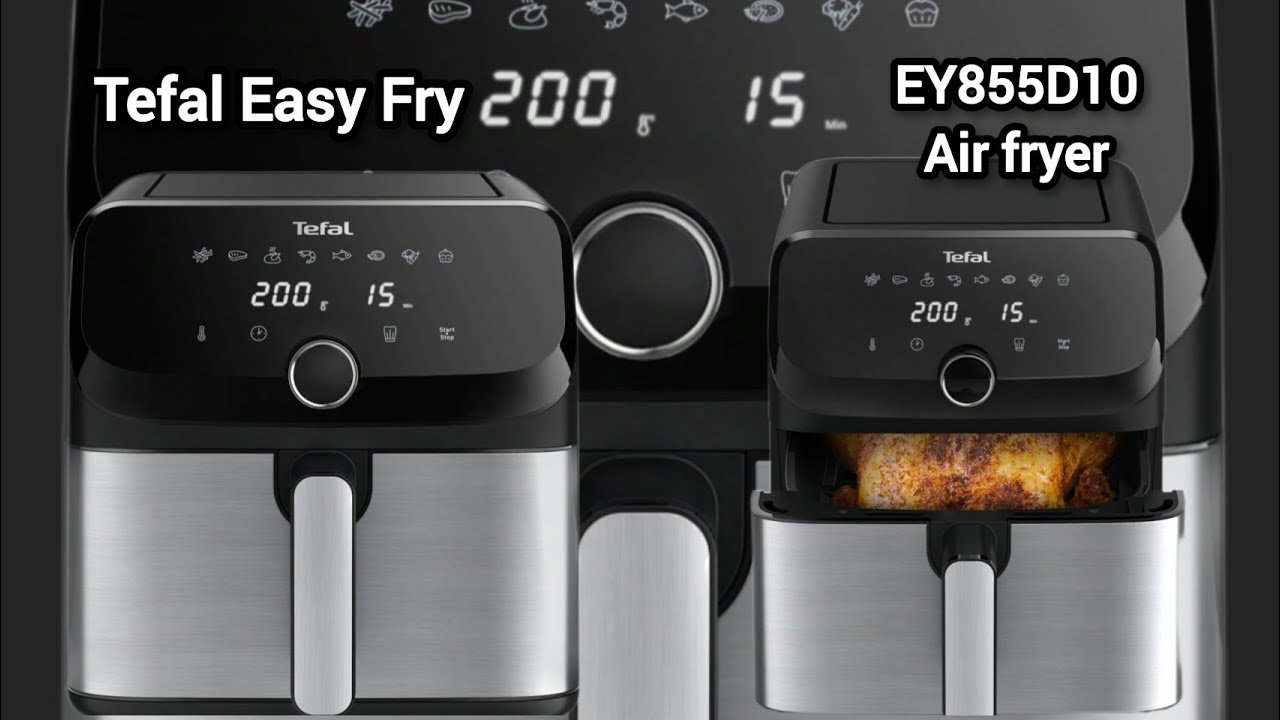 Air Fryer Tefal Easy Fry Mega EY855D10 - YouTube