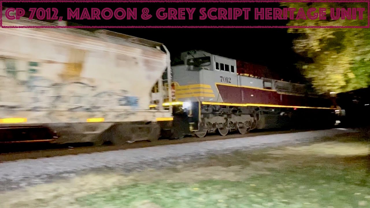 CSX K423 with CP 7012, Maroon & Grey Script Heritage Unit, Carlisle ...