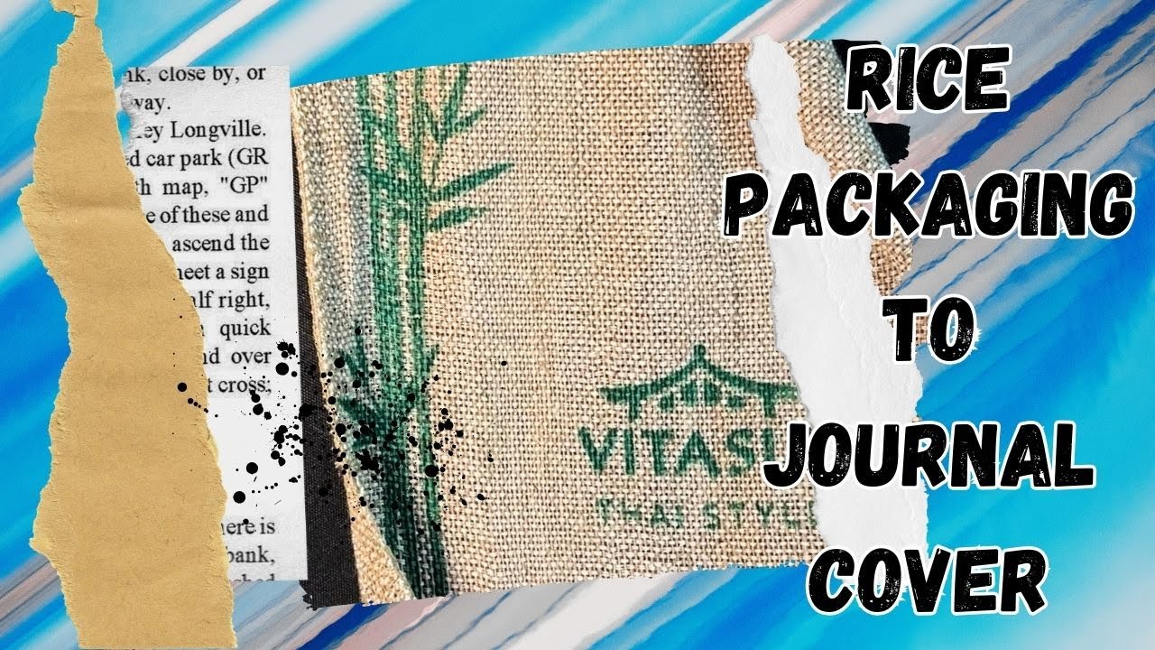 Rice Packaging into Journal Cover - YouTube