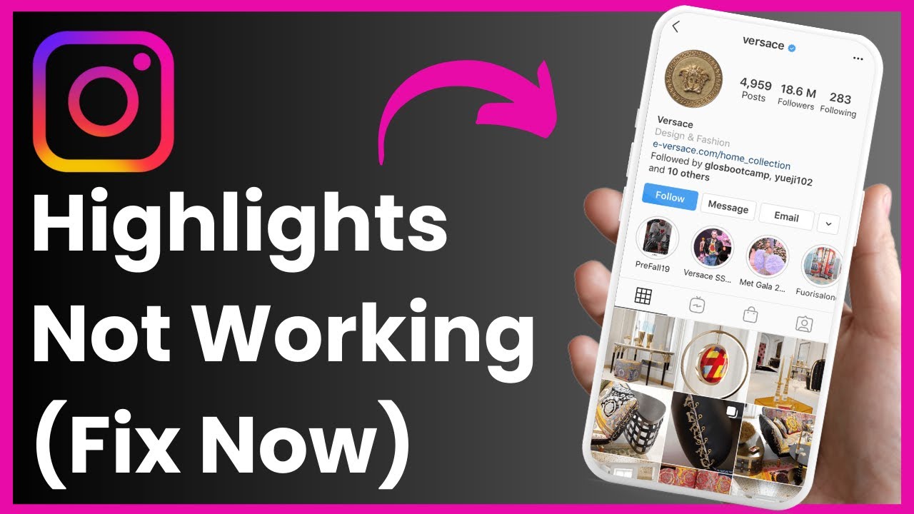 How To Fix Highlights Not Working On Instagram ! [EASY GUIDE] - YouTube