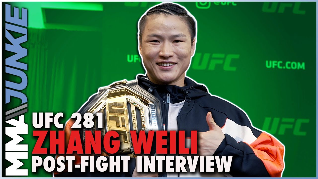 Zhang Weili Proud To Regain Title, Welcomes All Challengers | UFC 281 ...