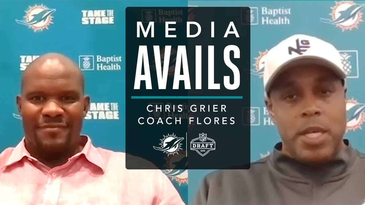 Chris Grier and Coach Flores Discuss Rounds 4-7 of the Draft | Press ...