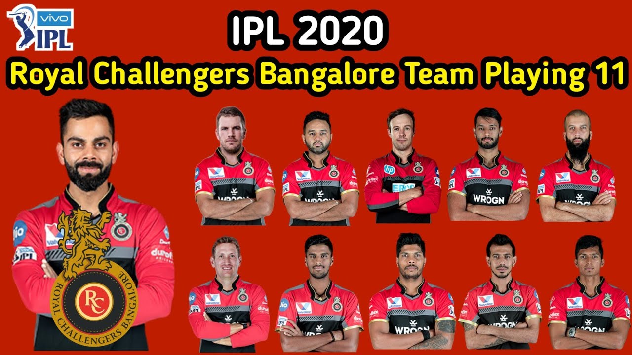 IPL 2020 Royal Challenger Bangalore (RCB) Team Final Playing 11 || IPL ...