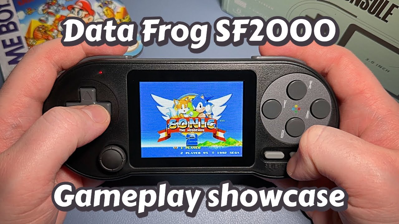 Ultra-cheap Retro Handheld? | Data Frog SF2000 - Gameplay | NES, SNES ...