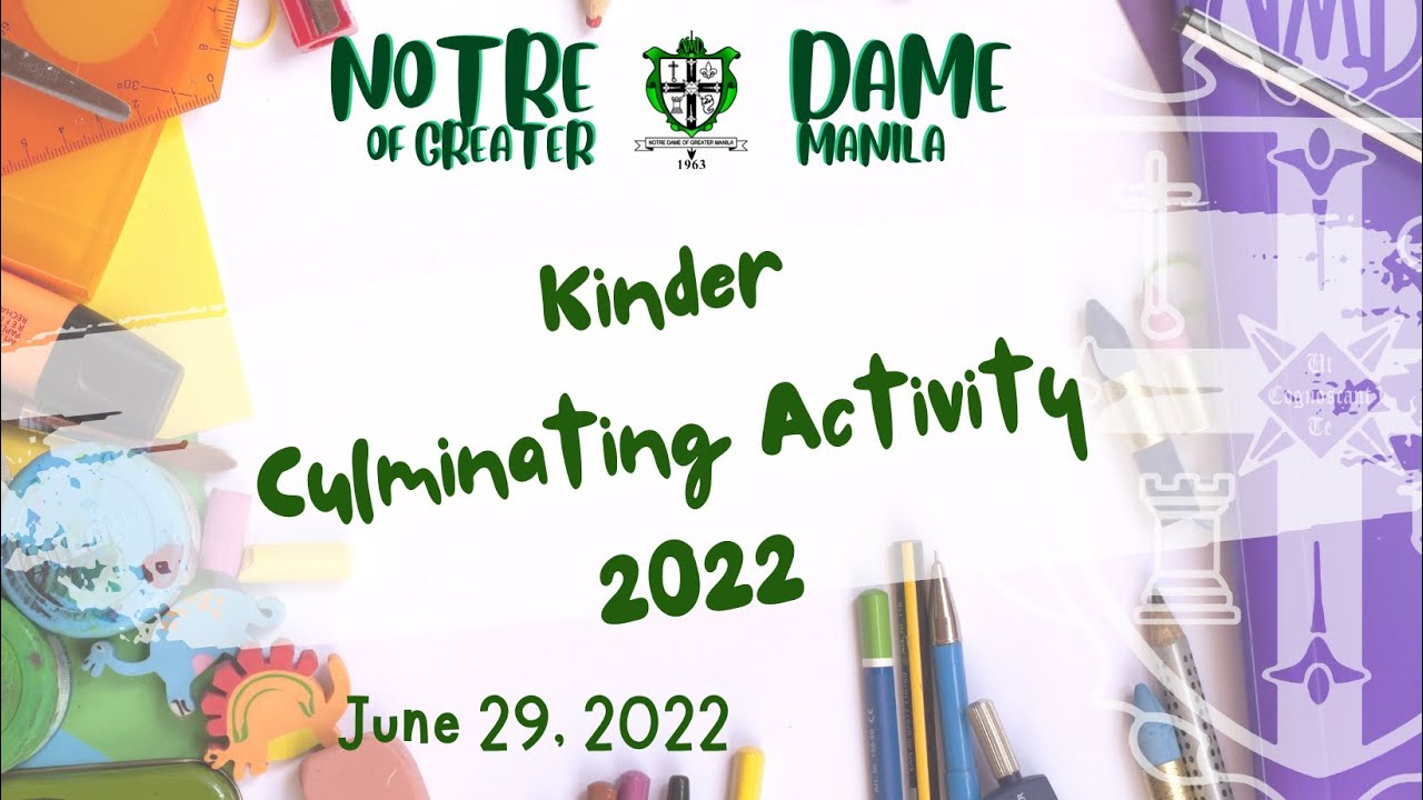 Kinder Culminating Presentation 2022 | Part 4 - ST. PHILIP - YouTube