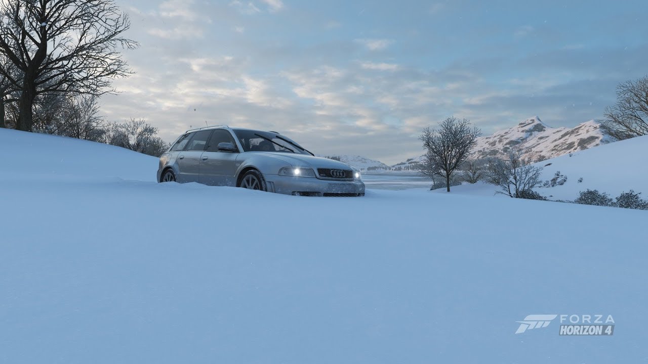 Forza Horizon 4 2001 Audi RS4 snow - YouTube