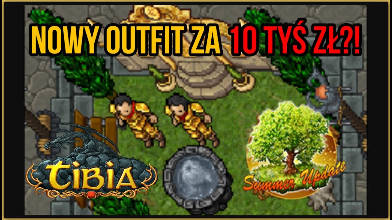 Golden Outfit Za 1KKK | Tibia Summer Update 2019 | Pierwsza Zapowiedź ...