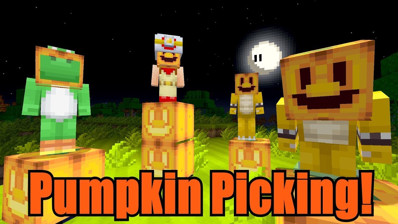 Minecraft Switch - Tripolar + Friends Galaxy - PUMPKIN KILLING! [So ...