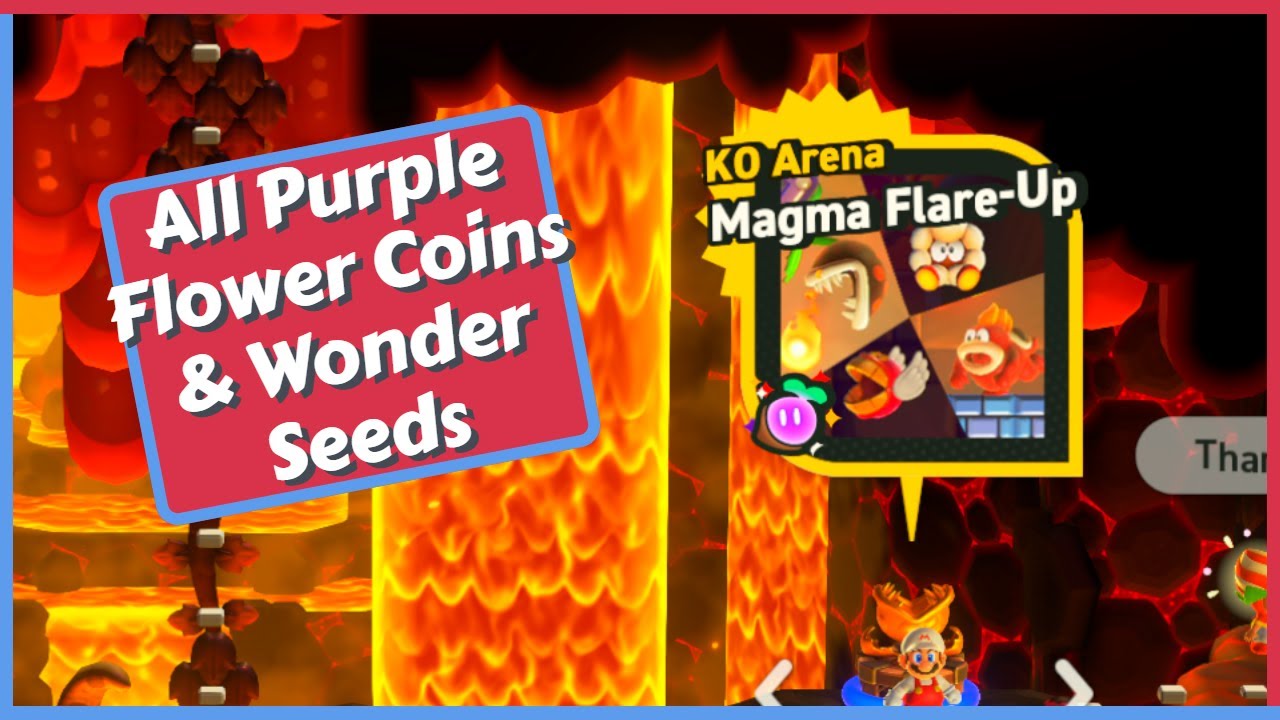 Magma Flare-Up - Under 100 Seconds in Super Mario Bros. Wonder - YouTube