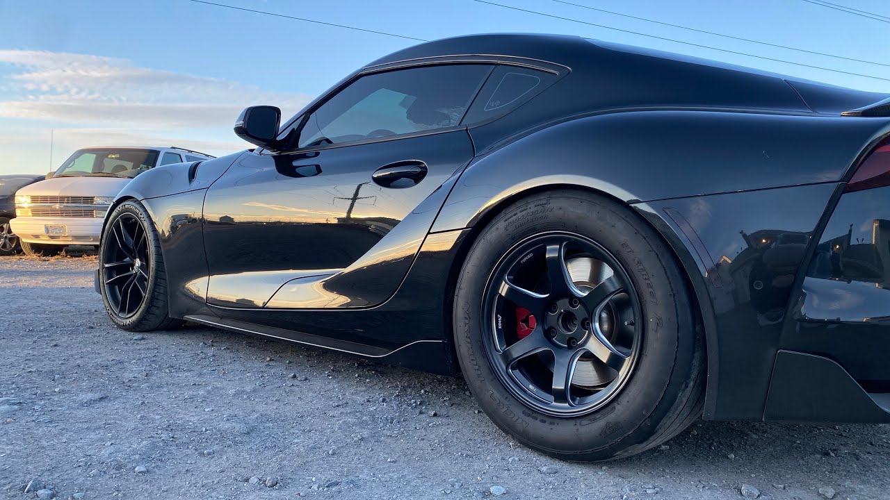 New Wheels For The Supra | Titan7 TD6 Drag Wheels - YouTube