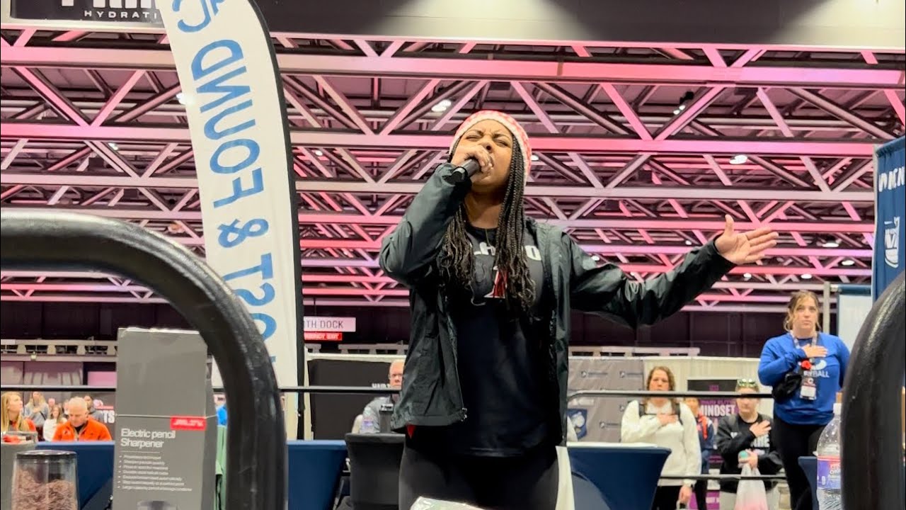 2023 Triple Crown National Anthem | Jaylin Lott - YouTube