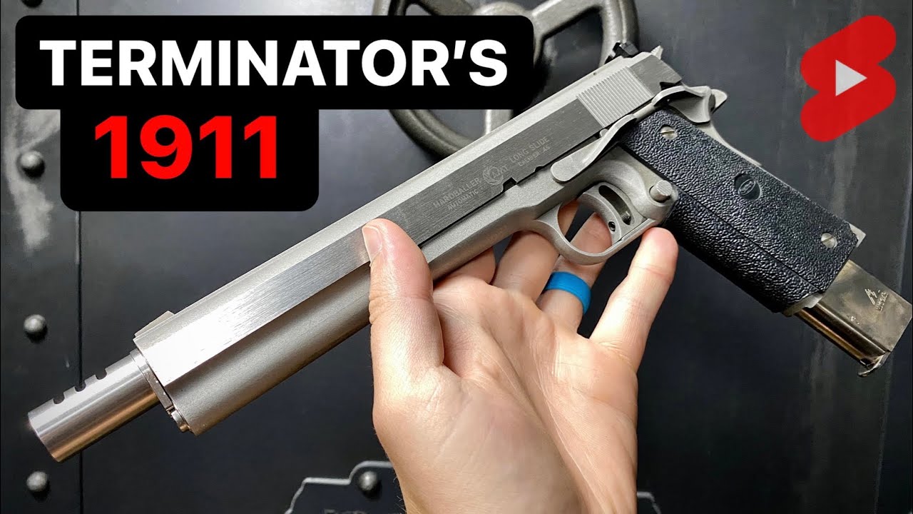 The Terminator’s 1911 💀 AMT Hardballer in 1 Minute #Shorts - YouTube