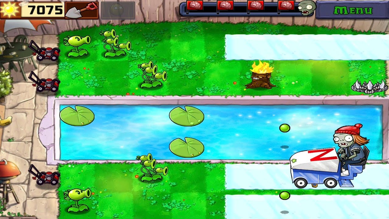 Plants vs Zombies || Mini Games : Bobsled Bonanza - YouTube