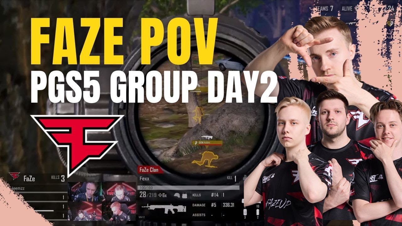 PGS5 FAZE POV #1 | jeemzz curexi Fexx Gustav - PUBG Pro - YouTube