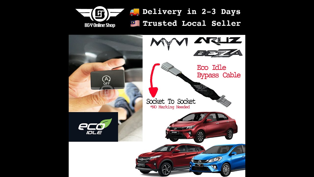 Cara Pasang Perodua Bezza Eco Idle Bypass Cable Socket - YouTube