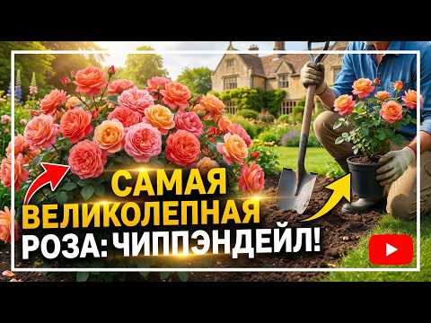 Как выглядит роза Чиппэндейл?  Видеообзор сорта.