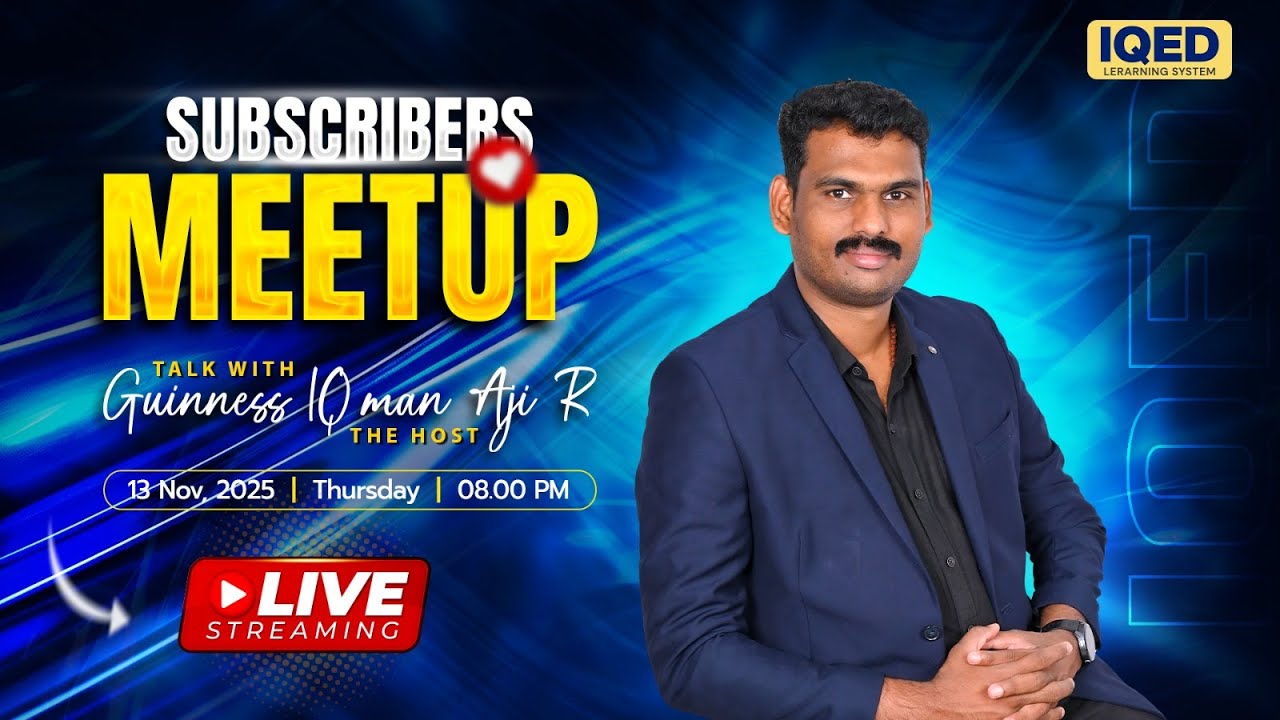 Talk with Guinness IQ Man Aji R - YouTube