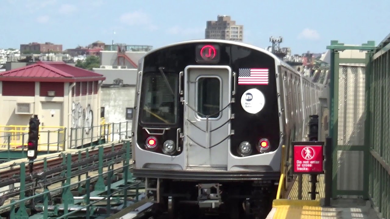 R143, R160, R179 (J) Trains Action Via The (M) Line - YouTube