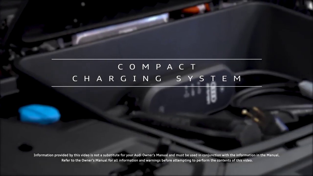 Audi e-tron Technology Tutorial Compact Charging System - YouTube