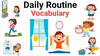 Daily Routines Vocabulary In English Vocabulary Words With Pictures ...