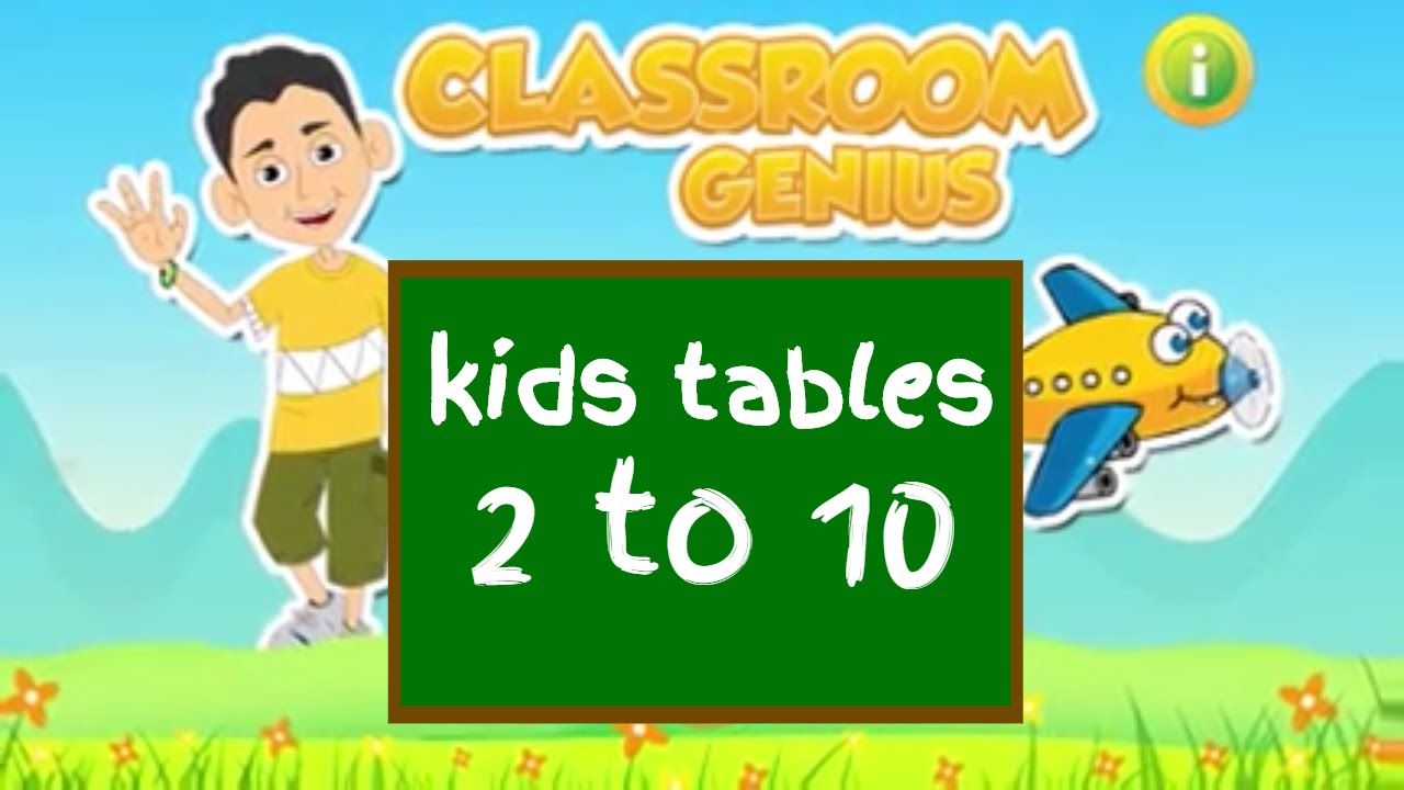 kids math tables up to 10 - Classroom Genius learn multiplication ...