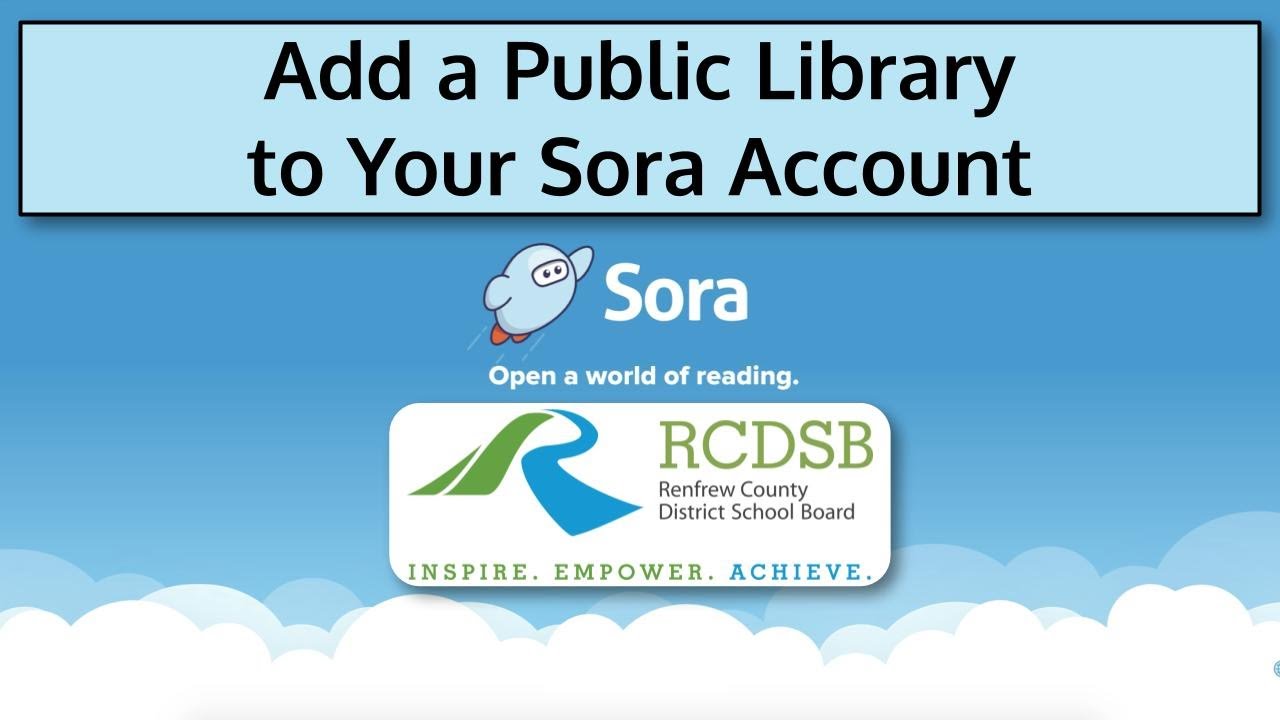 Add a Public Library to Your Sora Account - YouTube