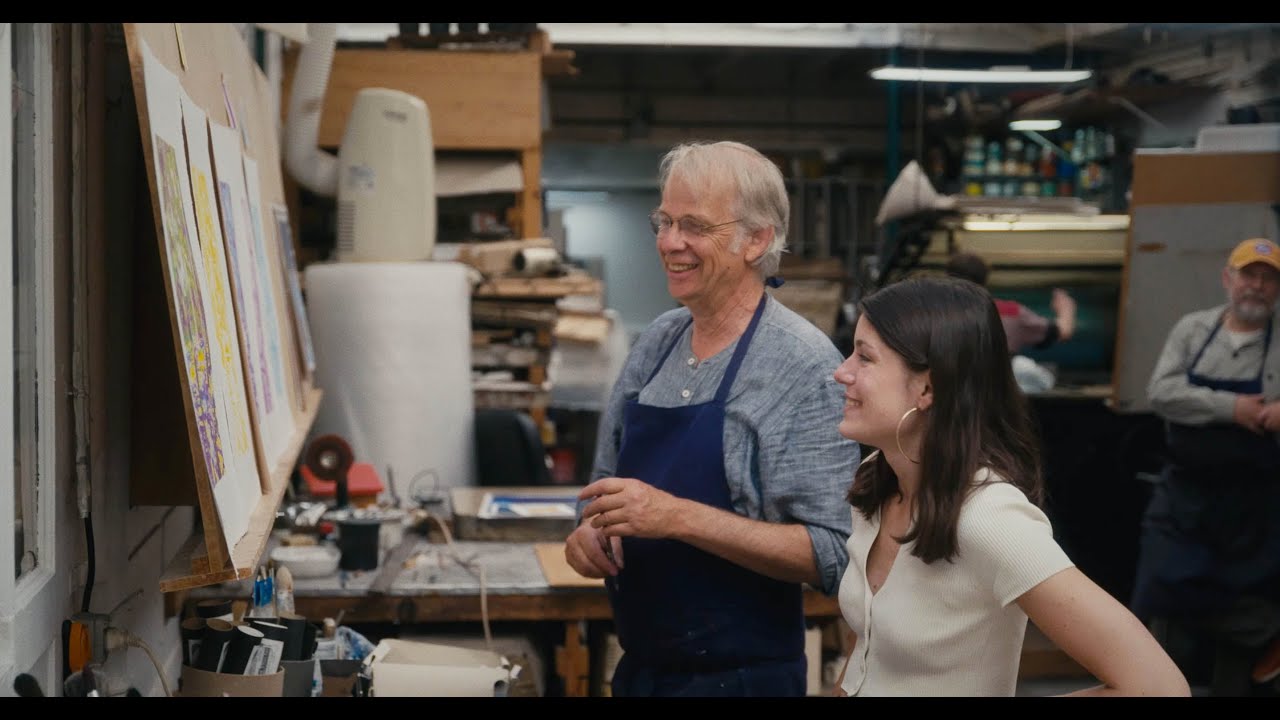 How to Make a Colour Lithograph? | Hoe maak je een kleurenlitho? - YouTube