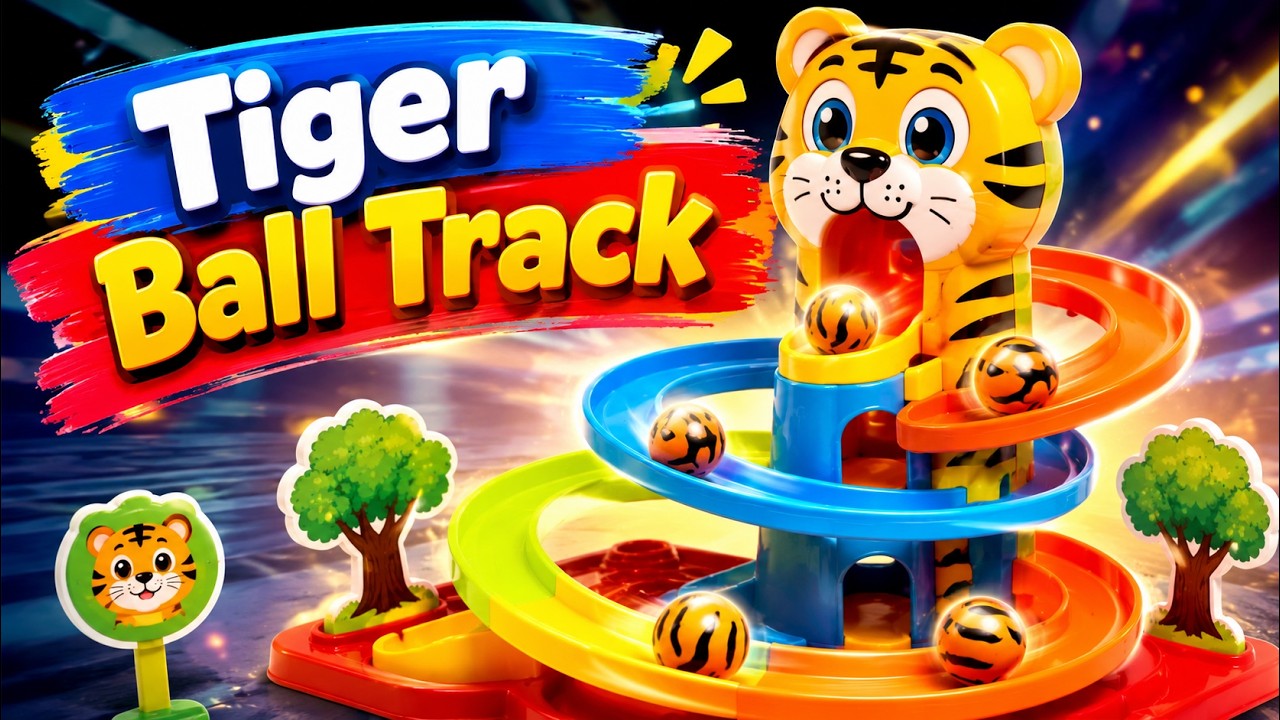 Kids’ Favorite Tiger Ball Track – Fun & Engaging Playtime! - YouTube