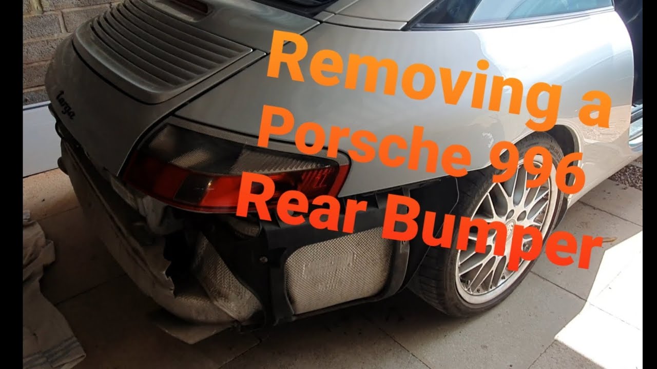 Removing A Porsche 996 Rear Bumper - YouTube