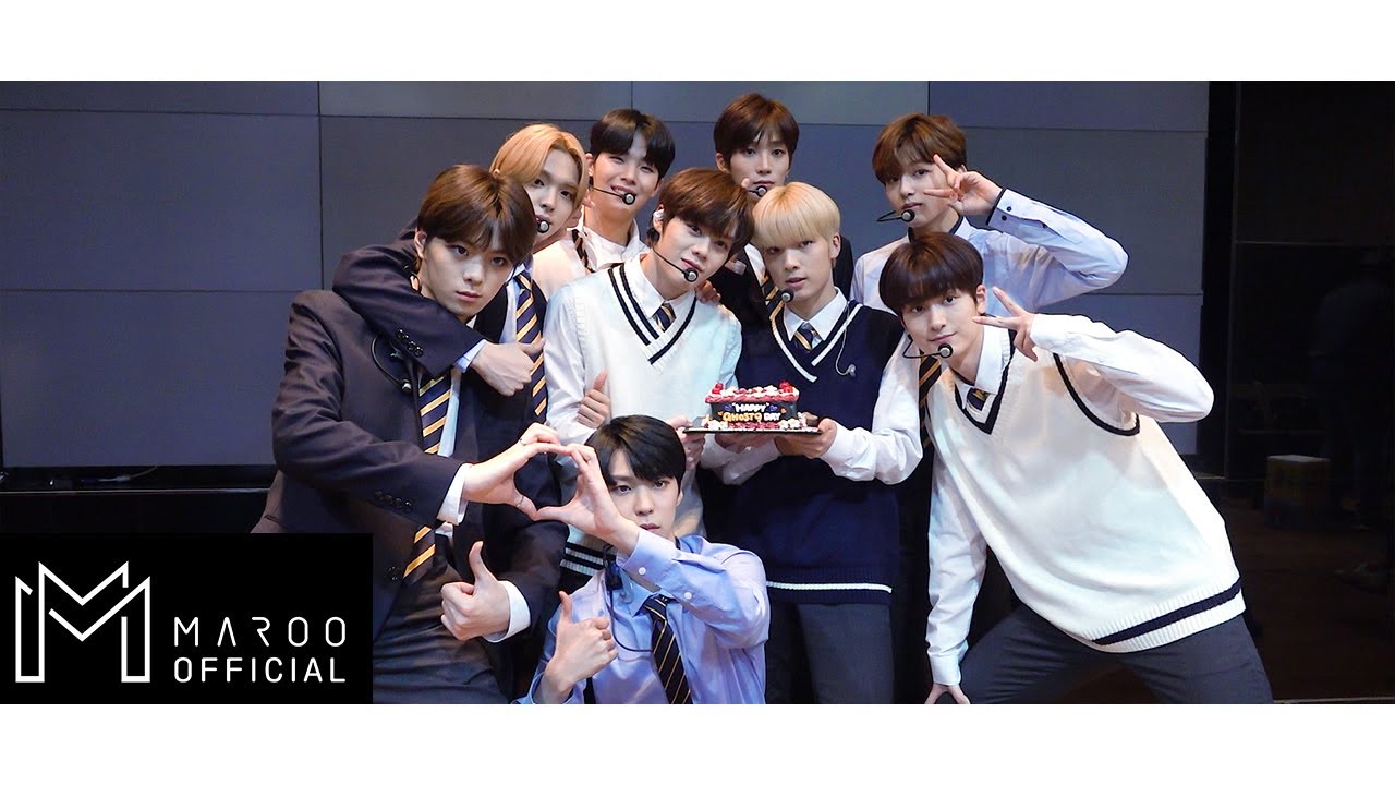 [Code_9] GHOST9 'Think of Dawn' Debut Stage Behind - YouTube