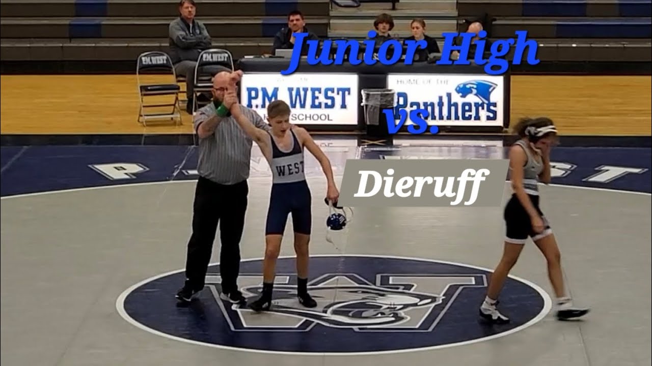 Pm-West vs Dieruff Junior High Wrestling - YouTube