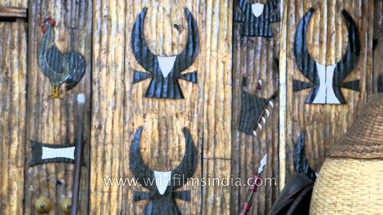 Traditional kitchen in a Naga dwelling - YouTube