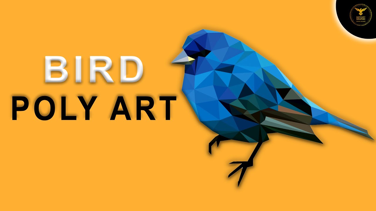 Bird Low Poly Art Illustration 2023 - YouTube
