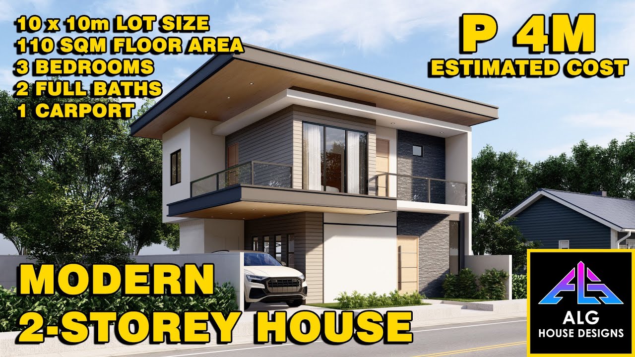 100 sqm 3-Bedroom House Design 2025 | ALG DESIGNS #90 - YouTube