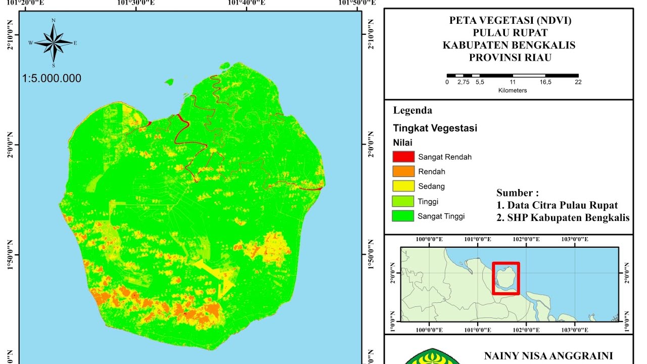 Tutorial membuat peta tutupan lahan vegetasi mangrove menggunakan citra ...