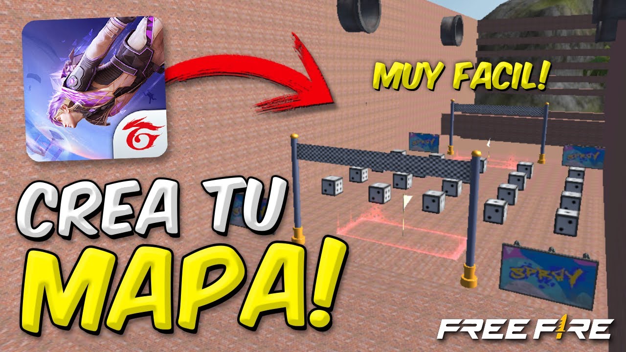 COMO CREAR UN MAPA EN FREE FIRE EN 2024! (SENCILLO Y MUY FACIL) Para ...